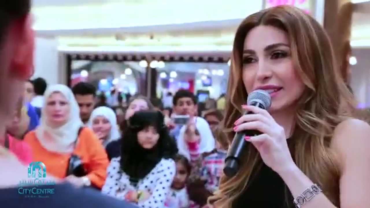 Lebanese sensation Yara at City Centre Deira - YouTube