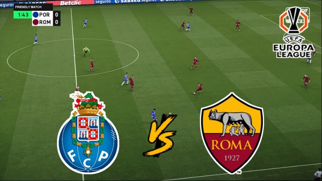 FC PORTO vs AS ROMA | UEFA EUROPA LEAGUE 2024/2025 | FOOTBALL LIFE 2025 ...