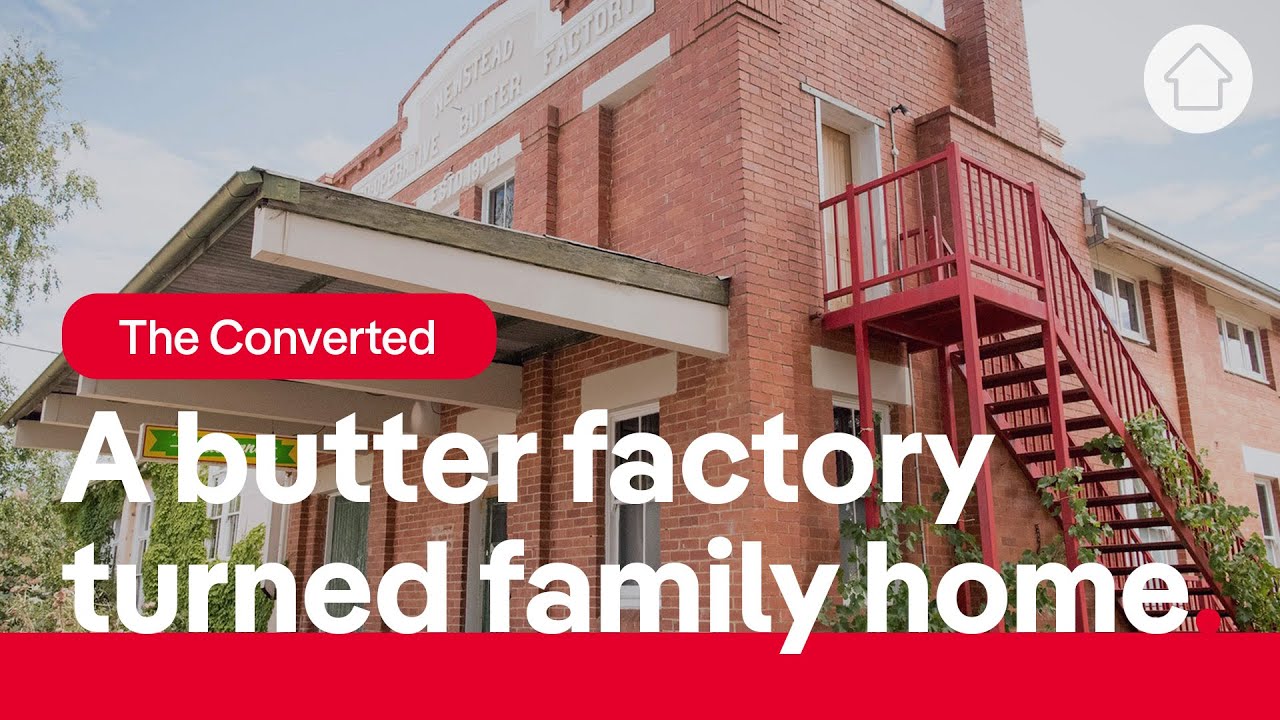 From butter factory to family home: The surprising transformation - YouTube