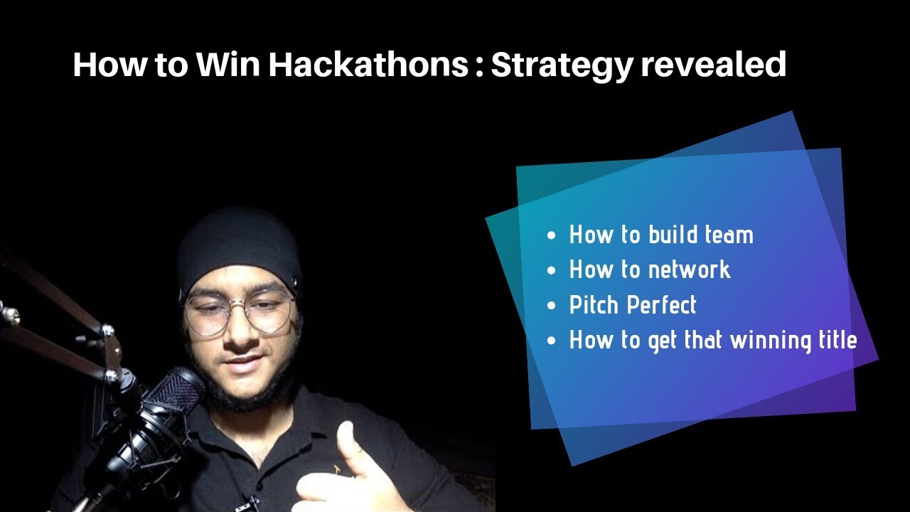 How to Win Hackathons : Strategy revealed - YouTube