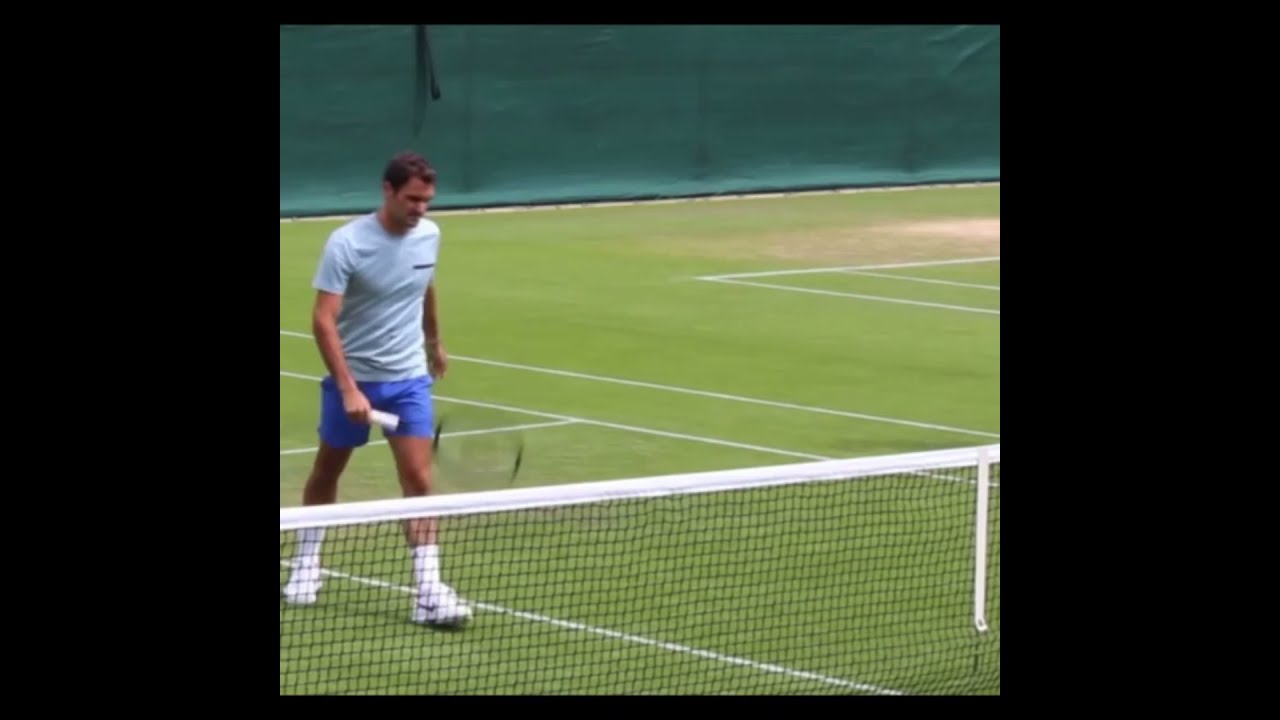 Roger Federer Invents New Shots in Tennis 🤯 - YouTube