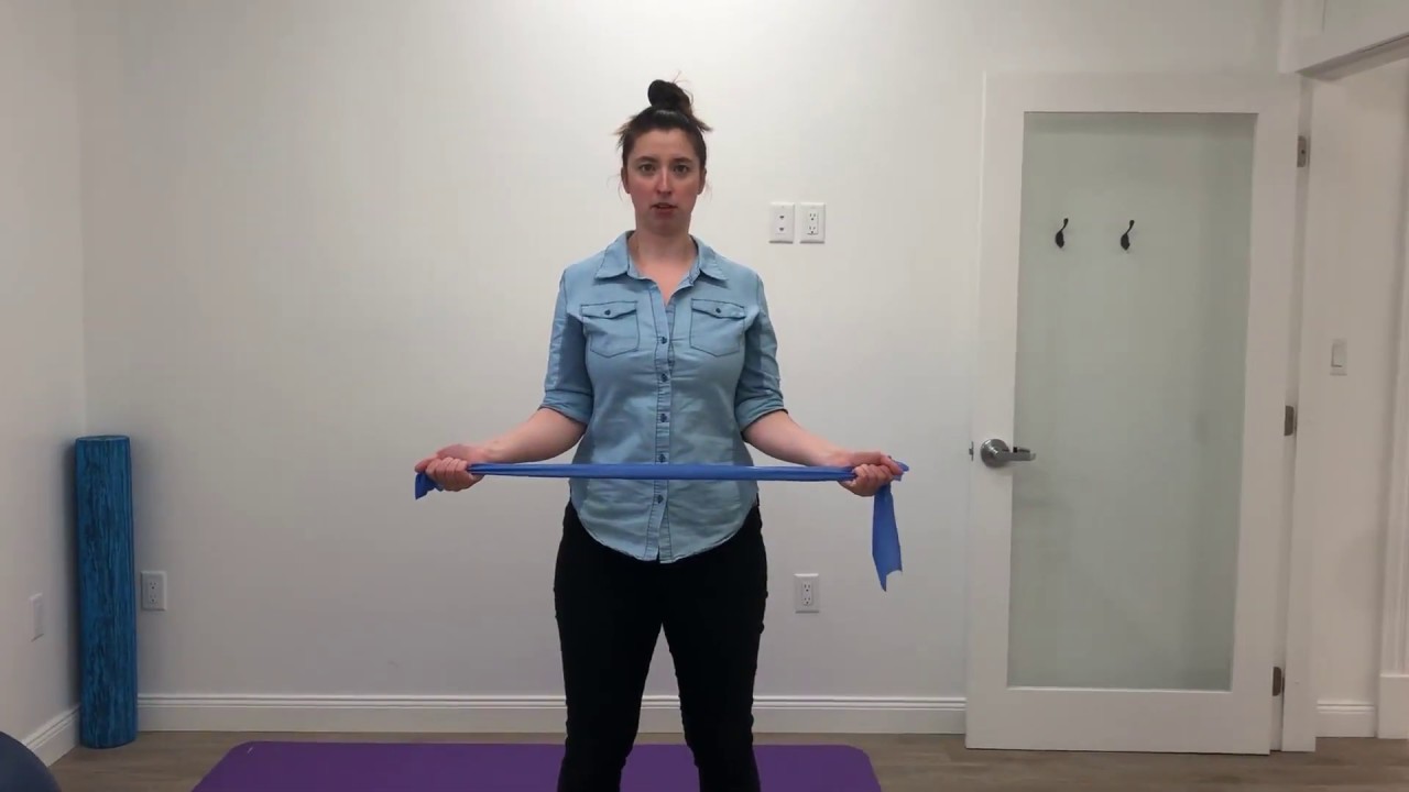 Resistance Band Shoulder Exercises - YouTube