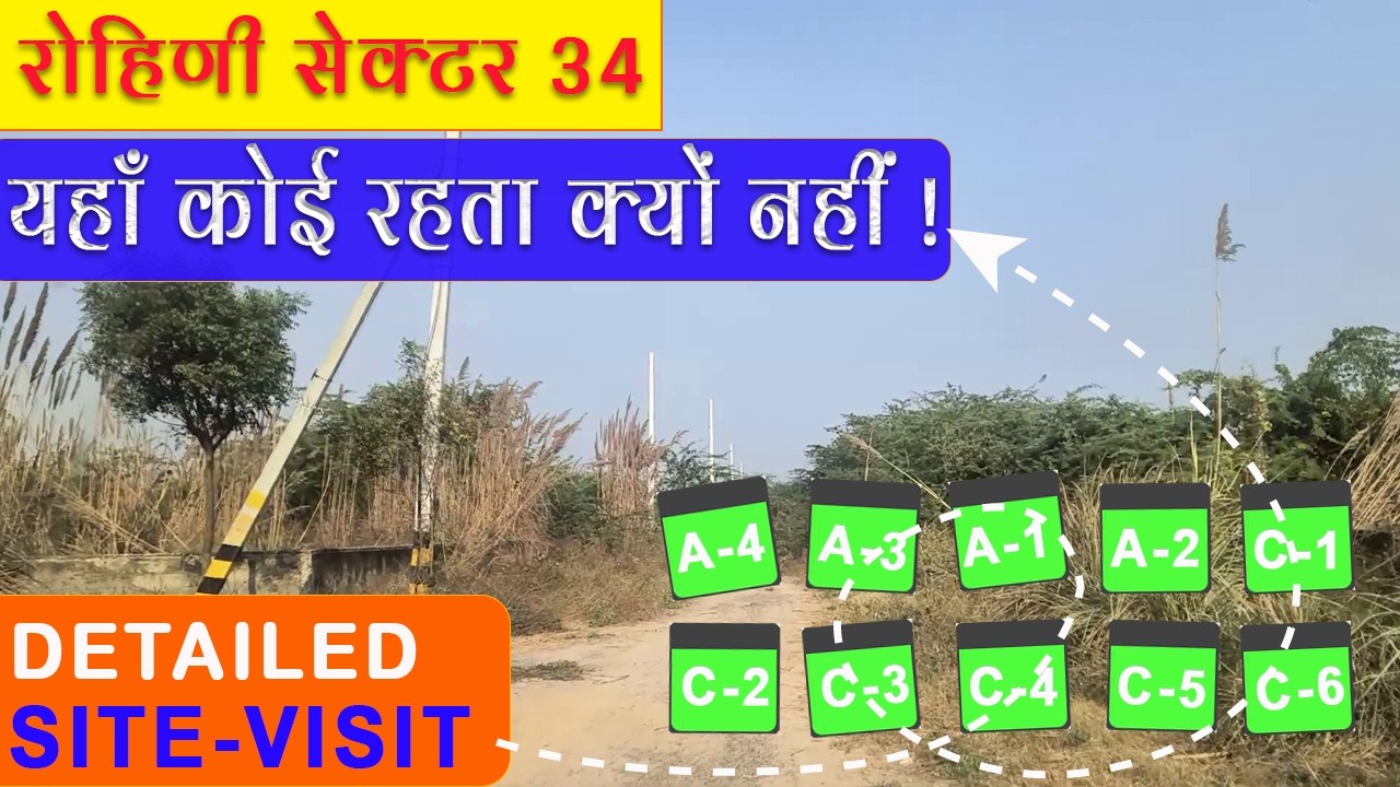 Rohini Sector 34 | Development | Pocket wise Site Visit analysis # ...