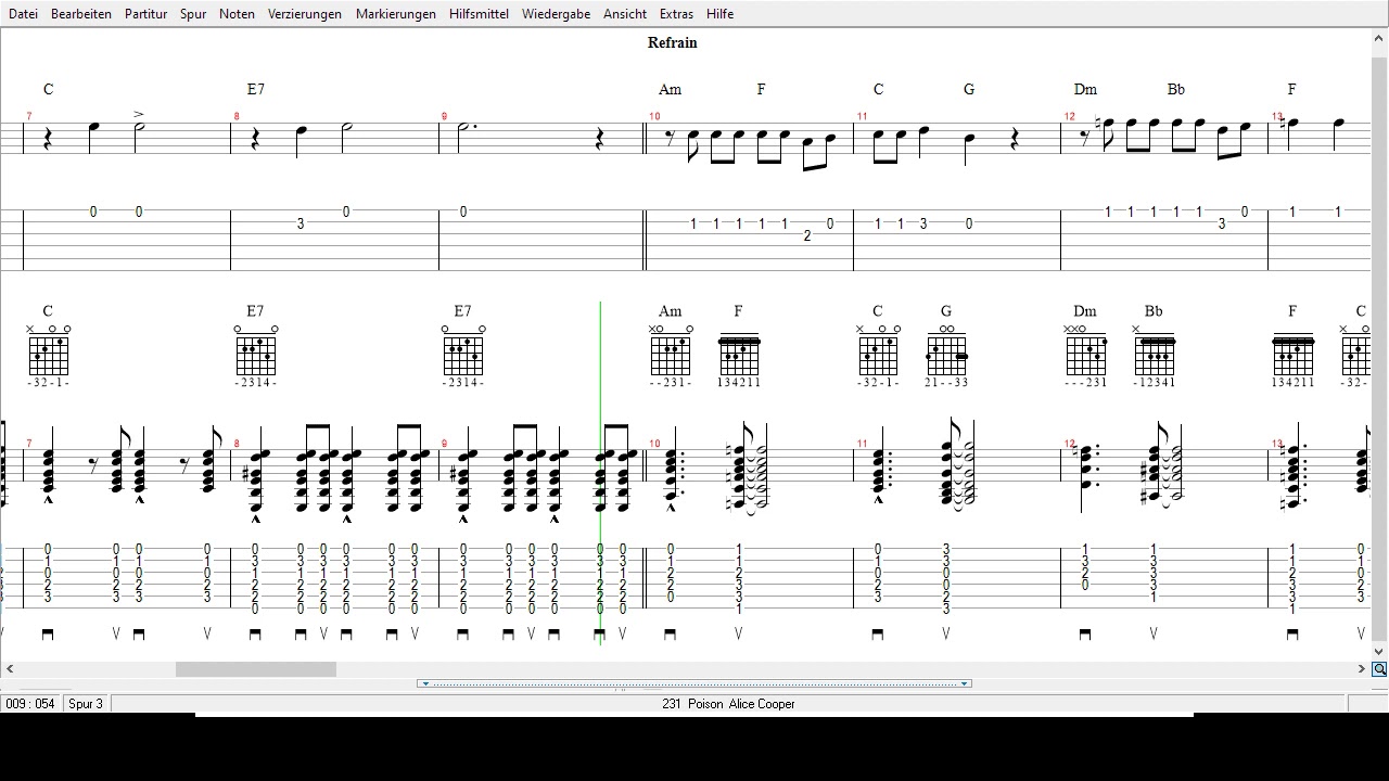 Alice Cooper - Poison - Tabs - YouTube