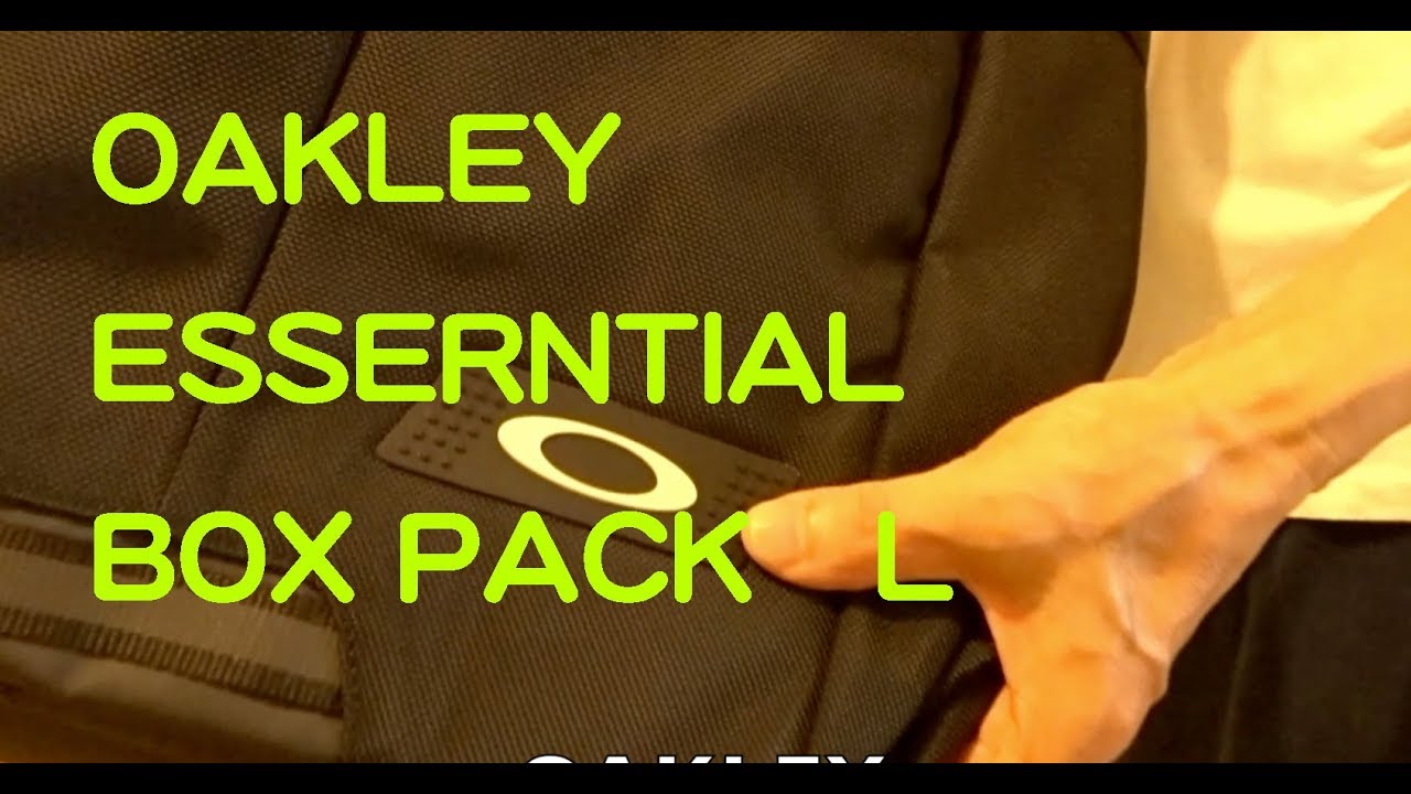 【OAKLEY BOX PACK L】オークリーリュック - YouTube