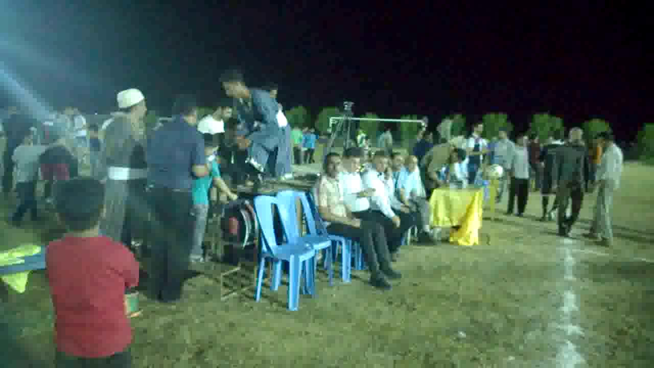 Performing kolahkani ceremony on the night of the Ramadan Cup final in ...