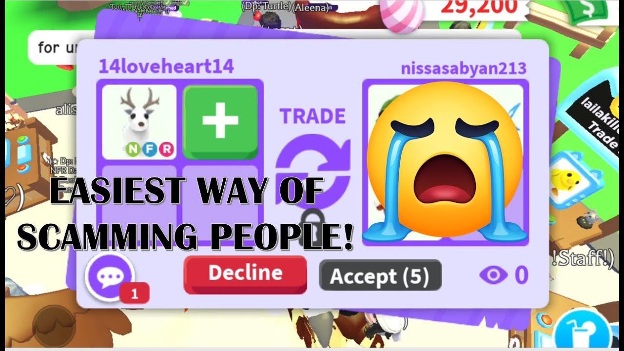 OOF 😭 THIS IS HOW PEOPLE GET SCAMMED 🥺😞 NEVER MAKE THIS MISTAKE 😩 ADOPT ...