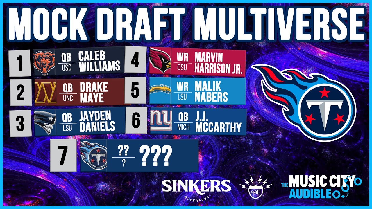Titans Mock Draft Multiverse: Projecting Different 1st-Round Scenarios ...