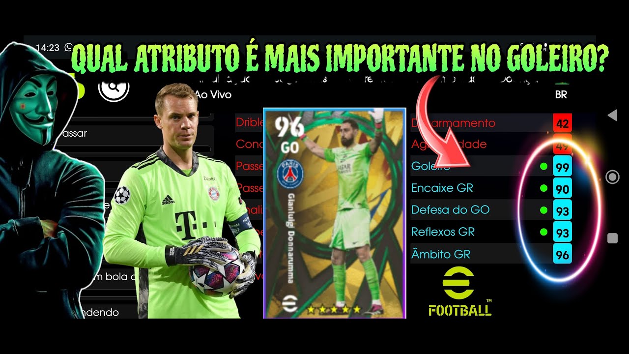 COMO TREINAR O GOLEIRO NO EFOOTBALL - VEJA QUAIS ATRIBUTOS SÃO MAIS ...