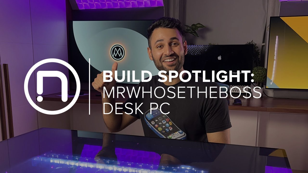 The Mrwhosetheboss Custom Desk PC | Powered by Western Digital - YouTube