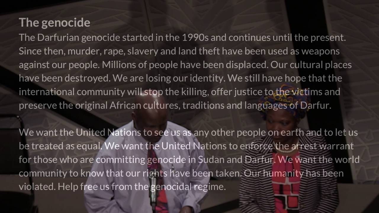 Daowd Salih at International Mother Language Day - Masalit - YouTube