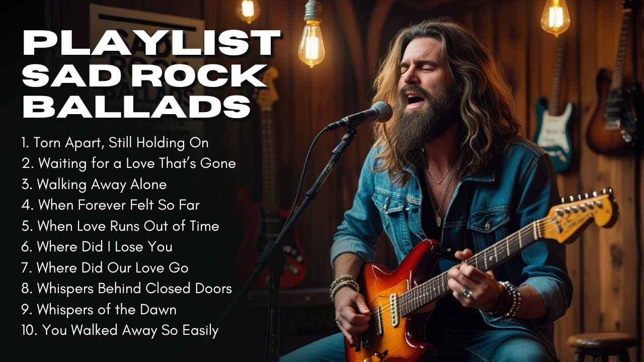 Playlist Sad Rock Ballads | Emotional Acoustic Love Songs | Slow Rock ...