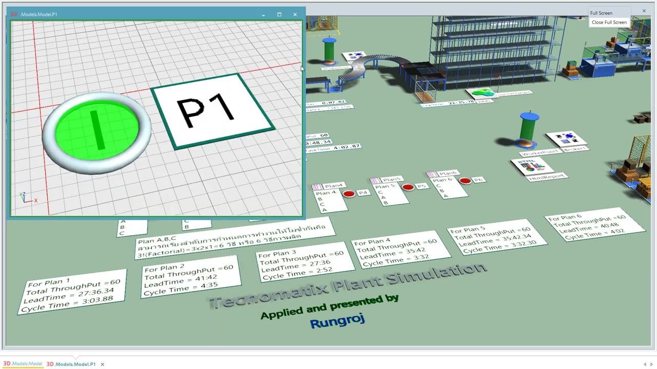 Siemens Tecnomatix Plant Simulation Example of Advance Planning and ...