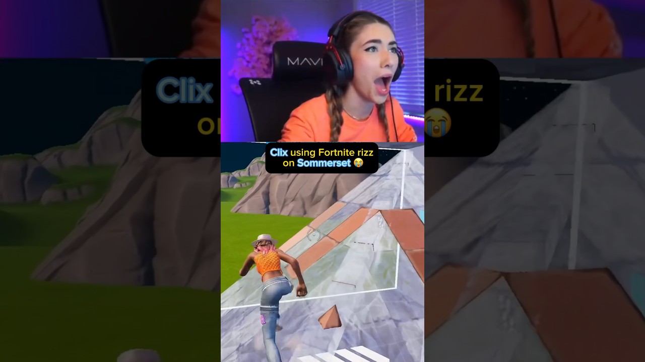 Clix giving Sommerset a Fortnite kid? 😳😳😳 #fortnite #fortniteclips # ...