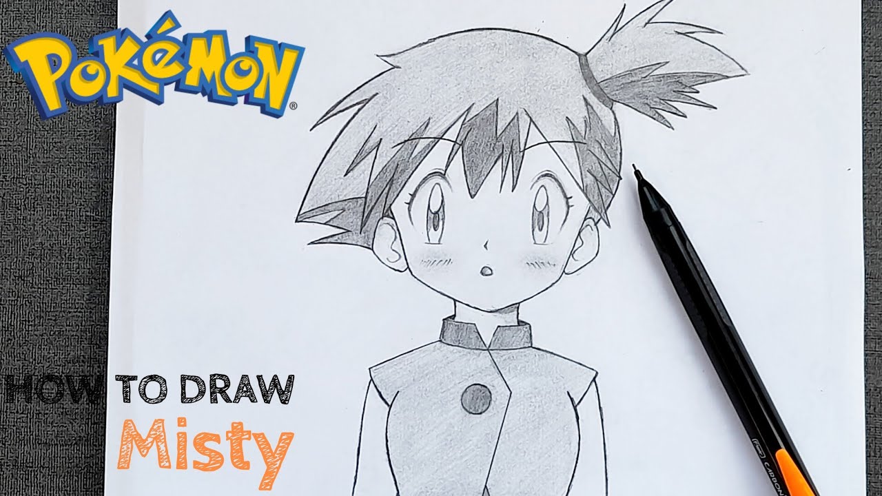 How To Draw Misty | Pokemon - YouTube