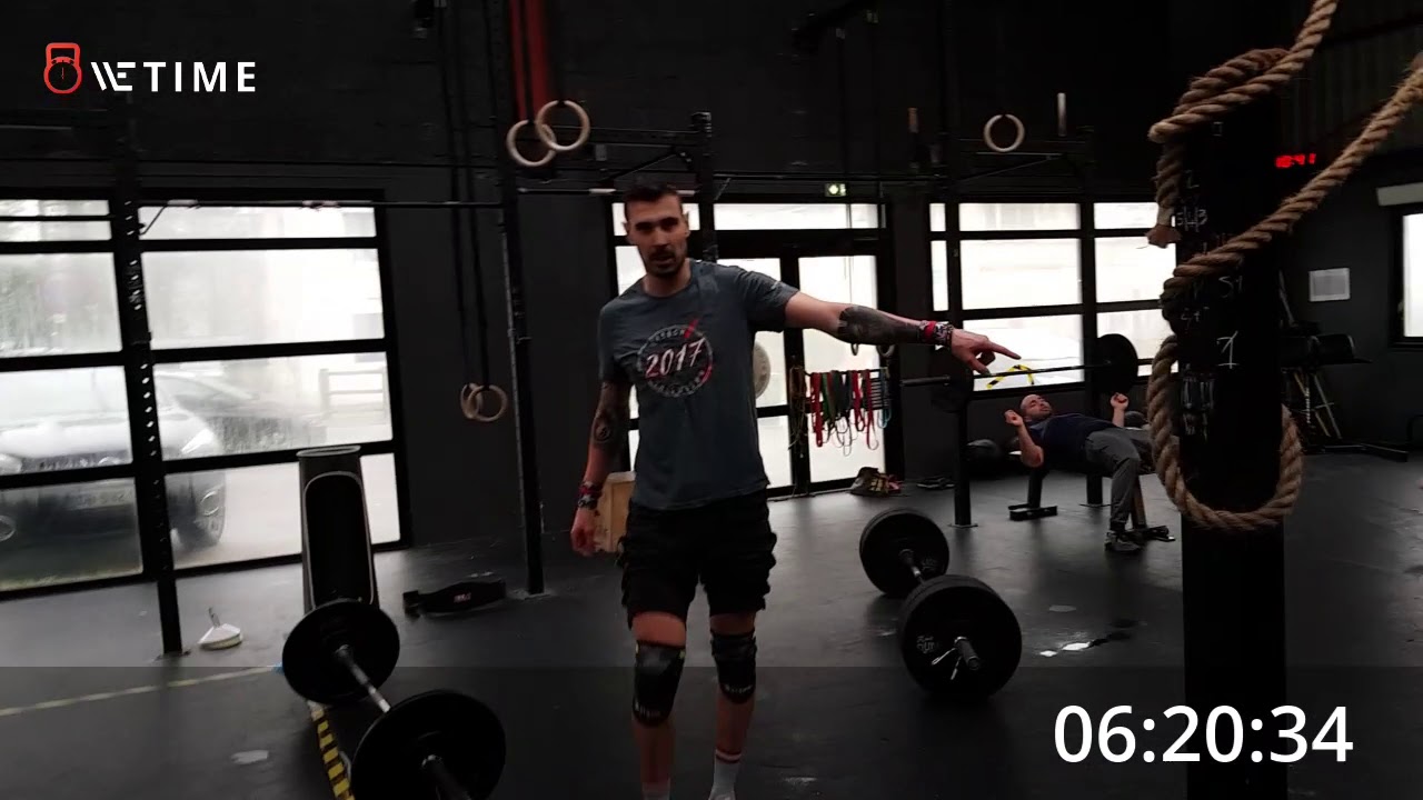 Wod 3 athens throwdown 2020 - YouTube
