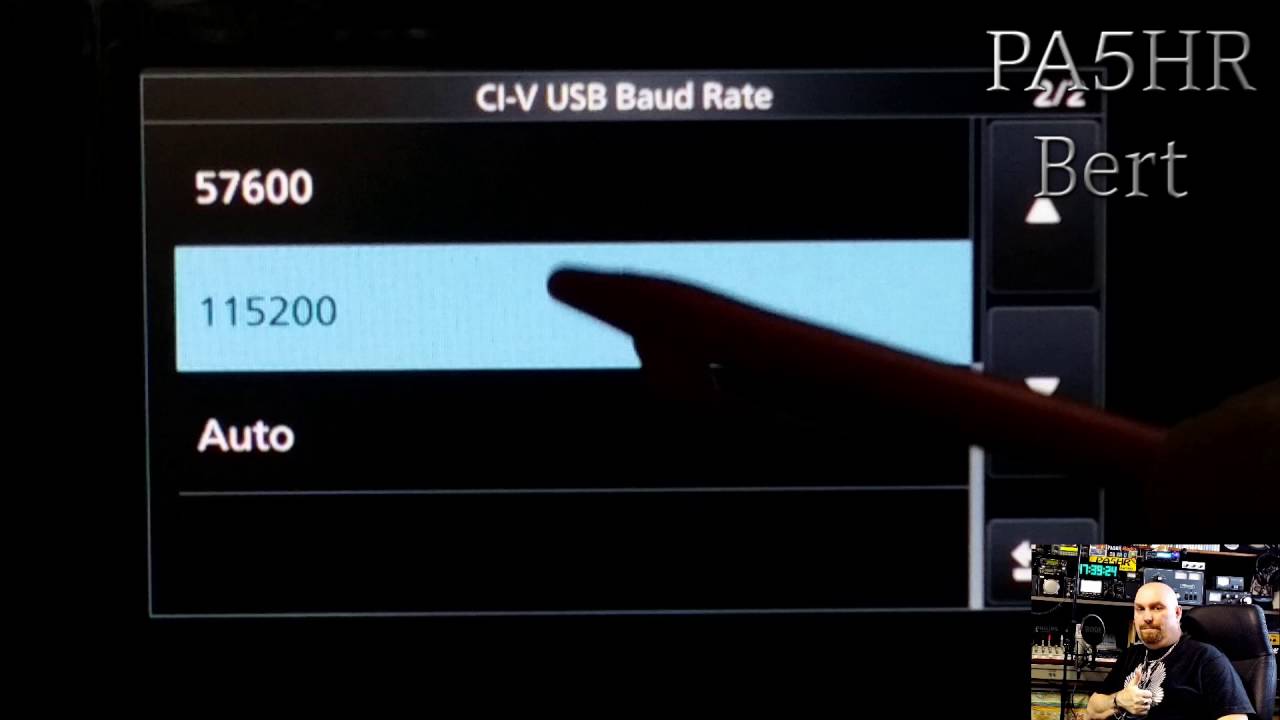 Icom 7300 Settings for use with RS-BA1 Software - YouTube
