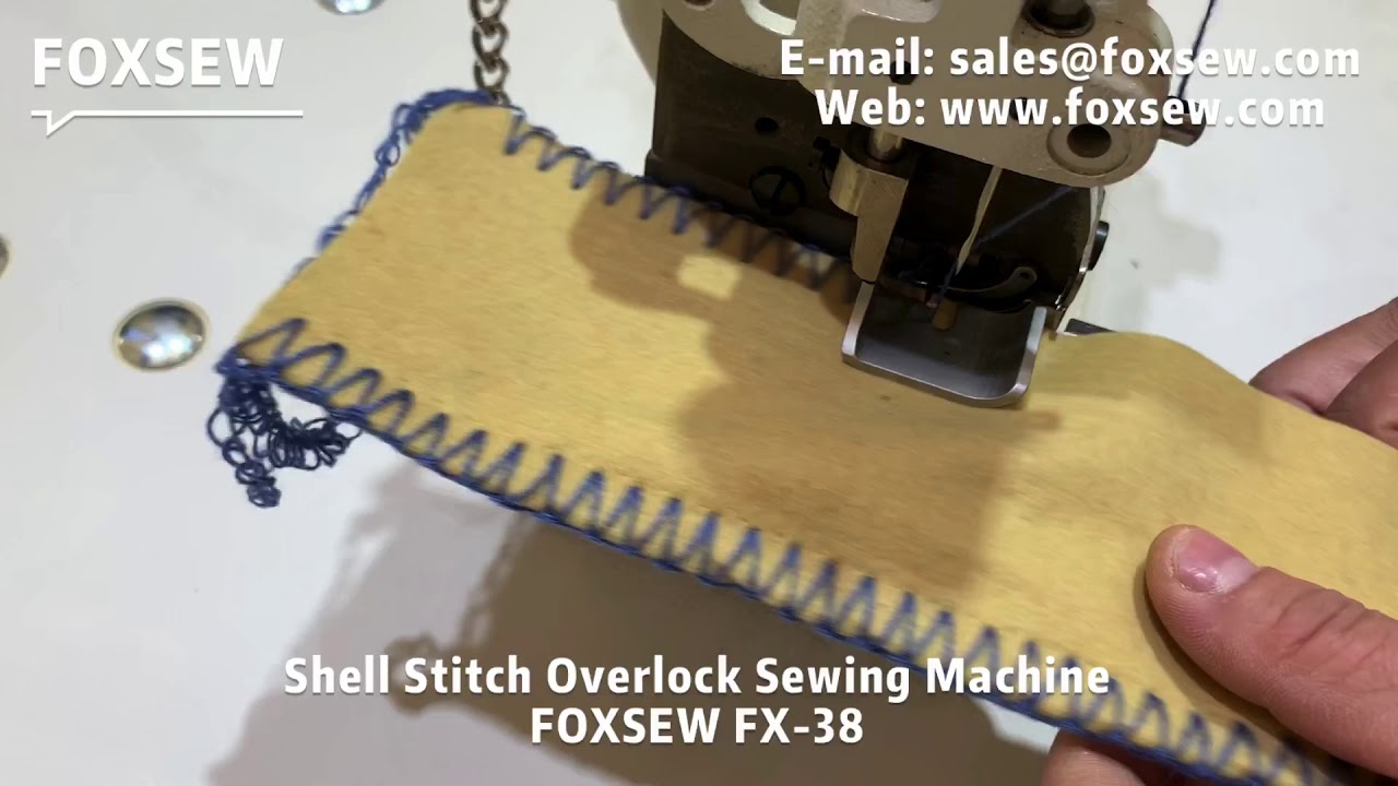 Shell Stitch Overlock Sewing Machine - YouTube