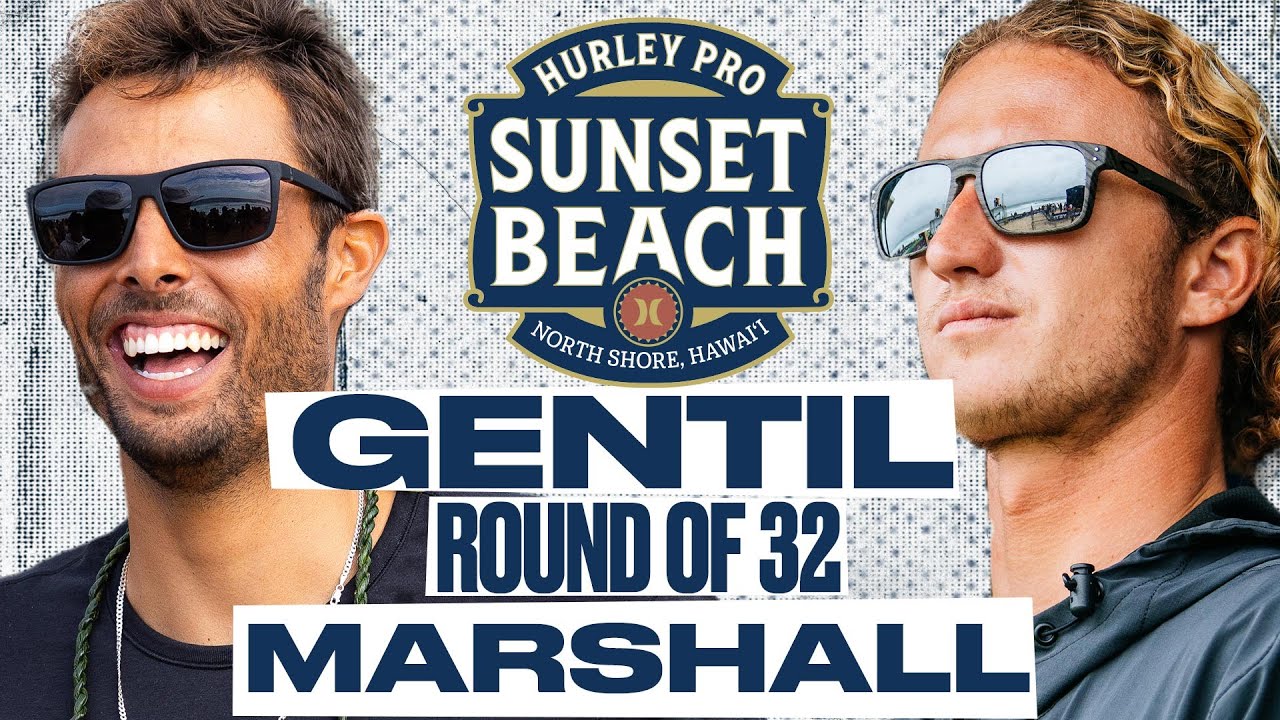Ian Gentil vs Jake Marshall | Hurley Pro Sunset Beach 2024 - Round of 32 - YouTube