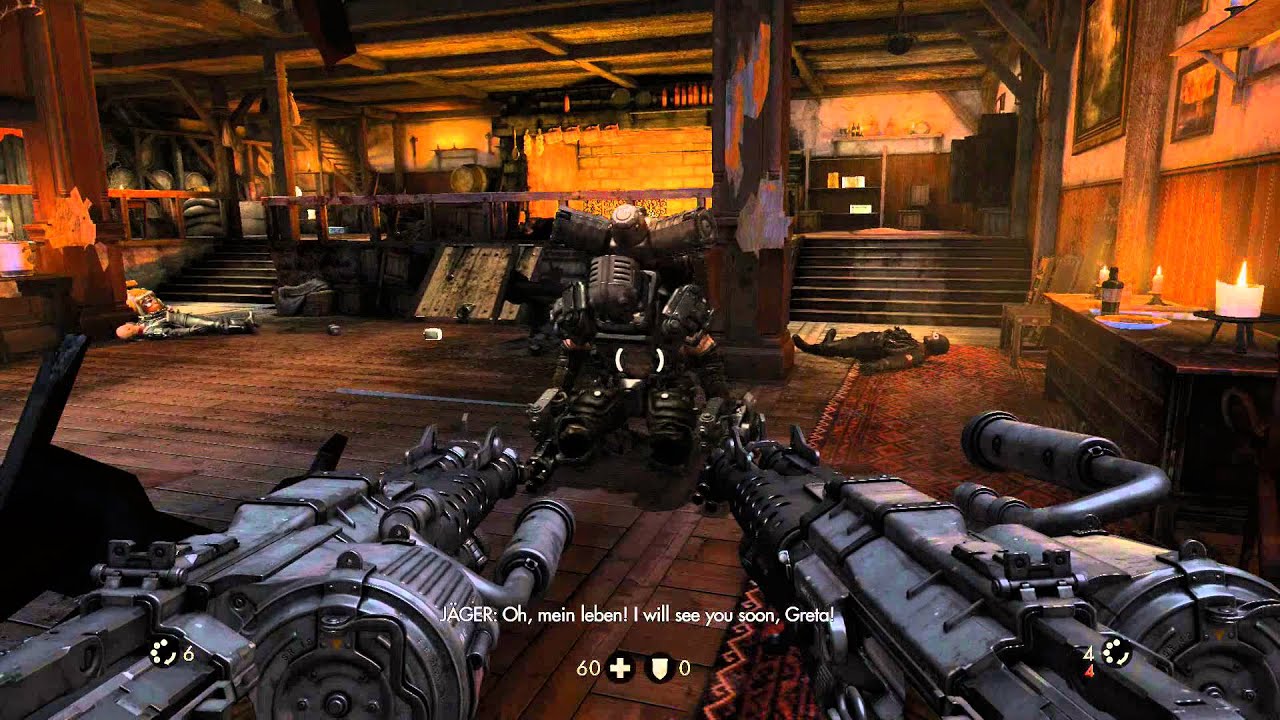 Wolfenstein The Old Blood Walkthrough Part 12: Rudi Jager Boss Fight ...