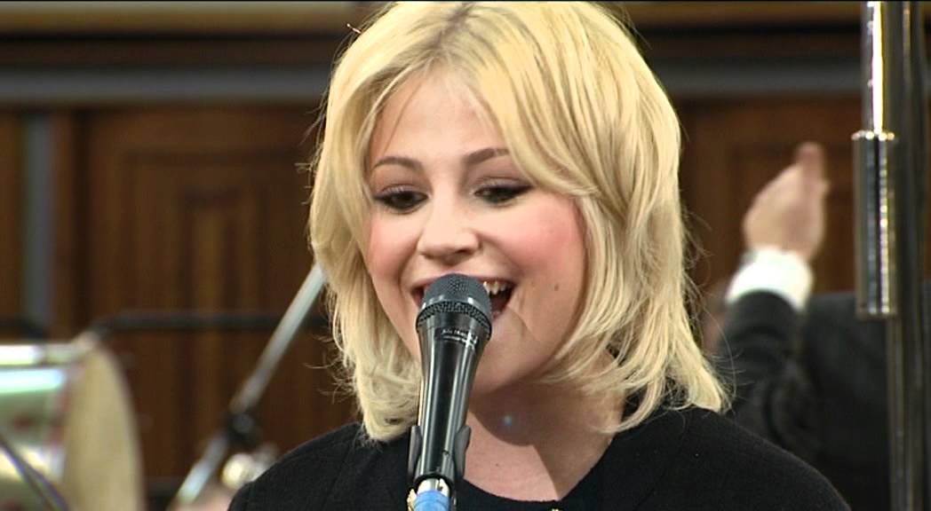 Pixie Lott sings - All About Chris Moyles - for his birthday - YouTube