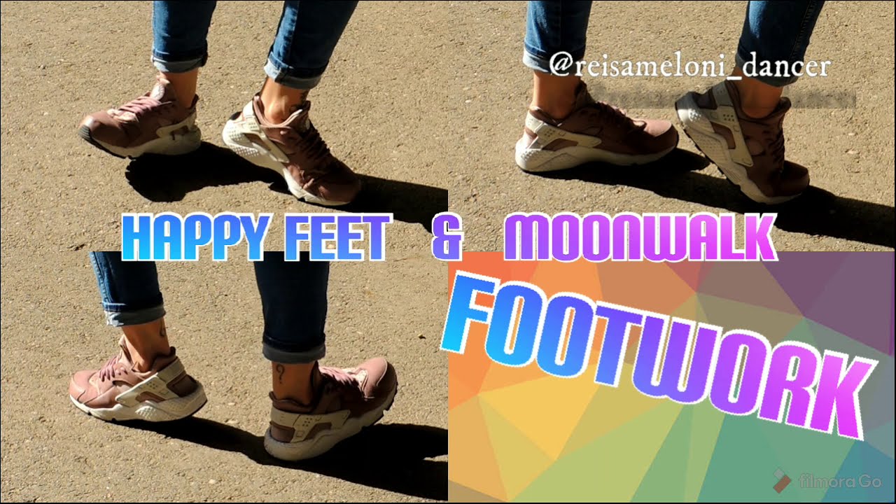 Cómo hacer Moonwalk y Happy Feet ( FOOTWORK) - YouTube