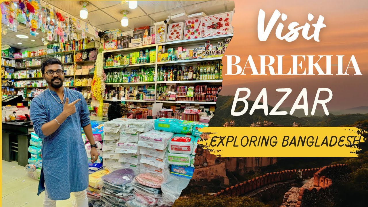 Walking around in Barlekha Bazar at time 7:Pm Bangladesh 🇧🇩 - YouTube
