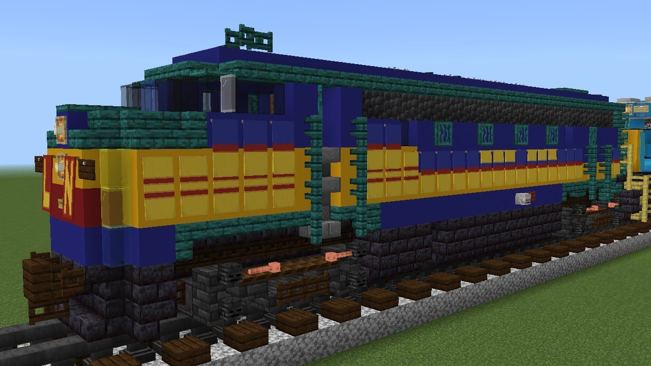 Minecrafting Tutorial - Louisville & Nashville EMD F7 Locomotive - YouTube