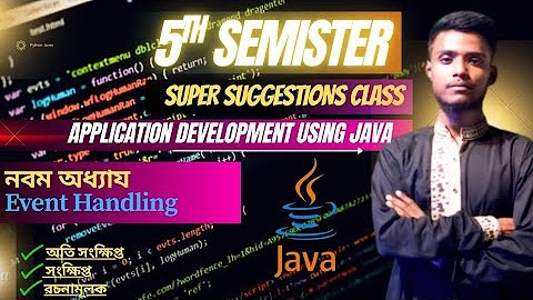 🎯 Application development using Java (5th semester) — Diploma in ...