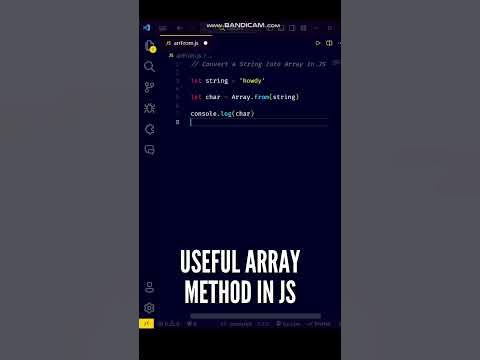 😄😄 Convert String into Char Array using this Method in JavaScript! #shorts #javascript # ...