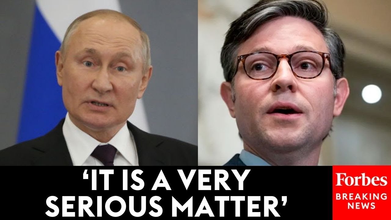 BREAKING: Mike Johnson, Top House Intel Members Speak To Press After ...