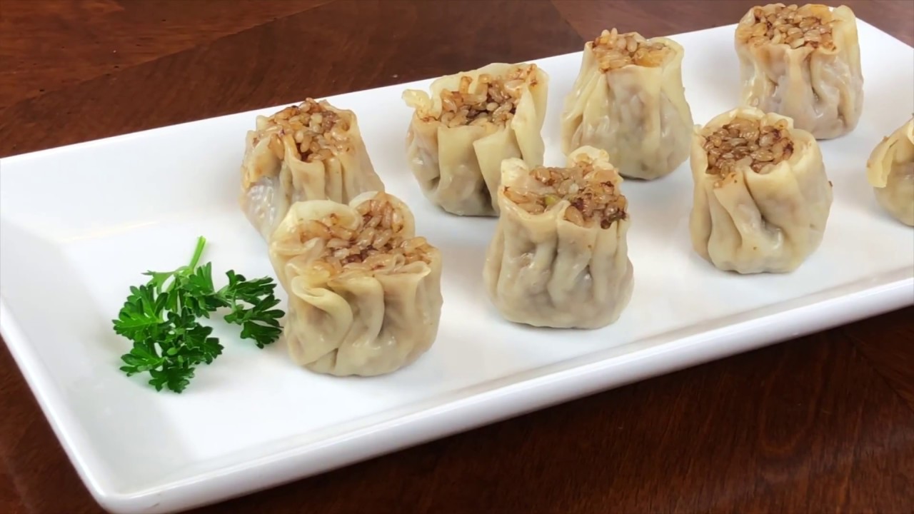 【彬彬有院】 食• 家常香菇糯米烧卖//Home made Shau Mai - YouTube