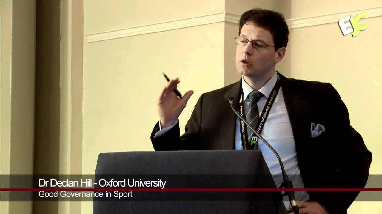 Dr Declan Hill 'Good governance in sport' - YouTube