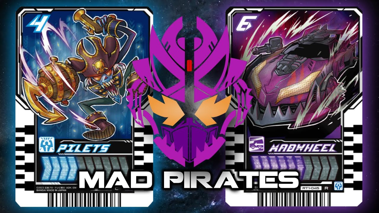 Kamen Rider Gotchard MadPirates (Pilets & Madwheel Chemy Card) Henshin ...
