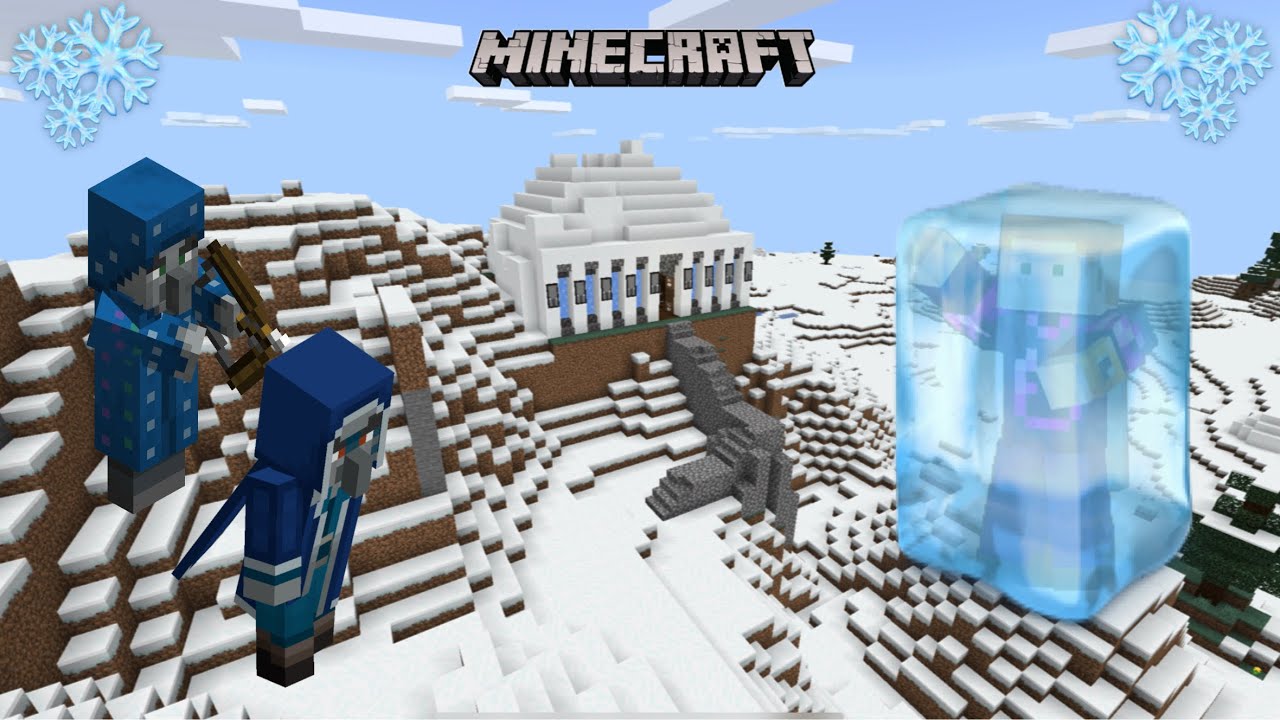 How to build a pillager igloo base in Minecraft! - YouTube