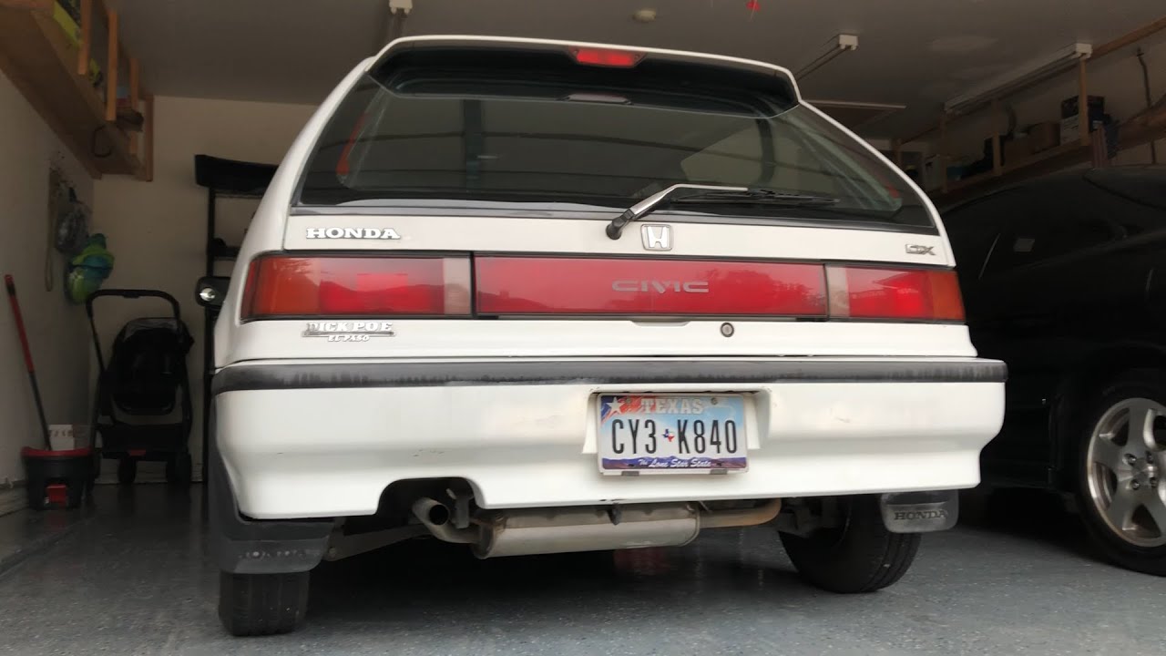 '91 Civic EF Hatch Detailing|Before\After Polishing 29 YR Old Paint ...