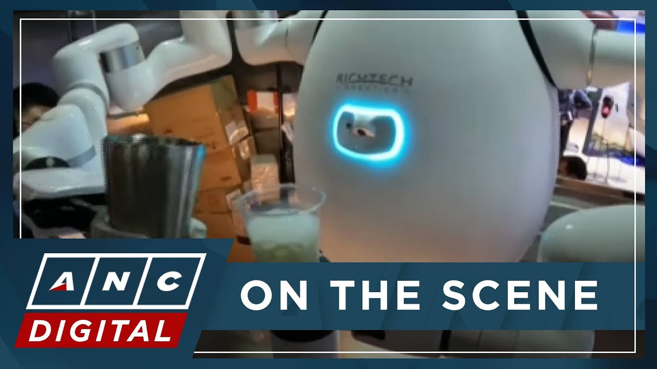 'ADAM' the Robot Barista out to make the perfect drink | ANC - YouTube