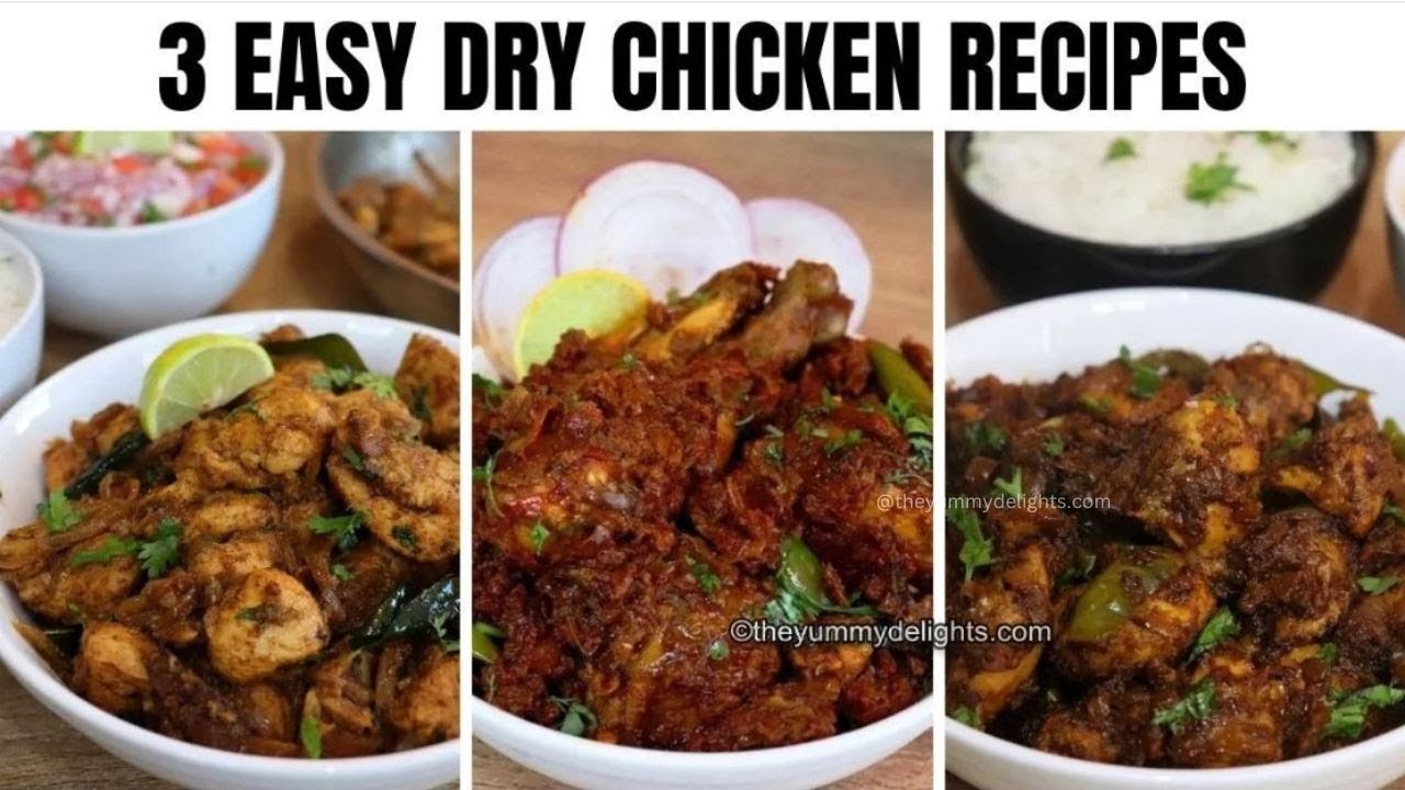 dry chicken recipes | quick chicken curry recipes | easy 30 minute ...