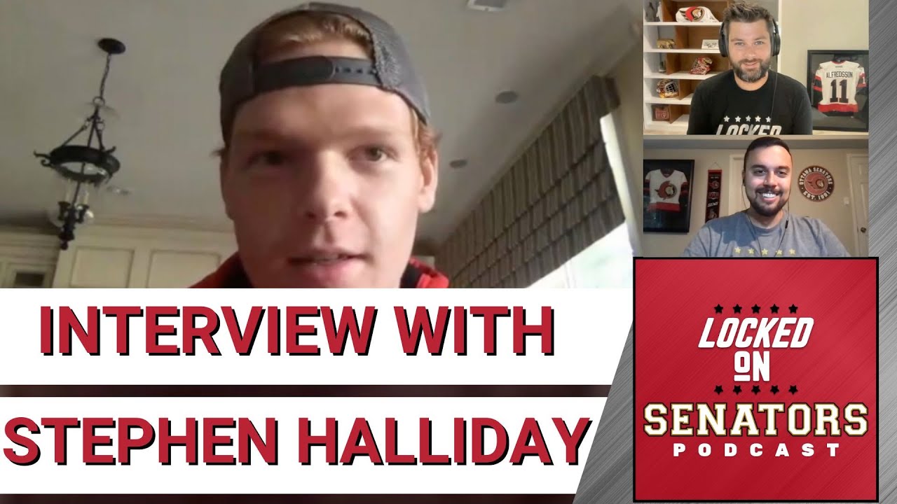 Ottawa Senators Prospect Stephen Halliday Chats Being Drafted, Sens Dev ...