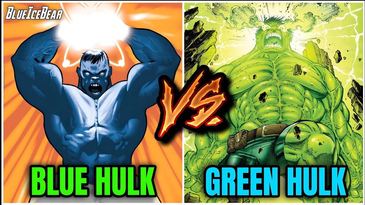KON JYADA POWERFUL HAI? Blue Hulk Vs Green Hulk Superhero Showdown ...