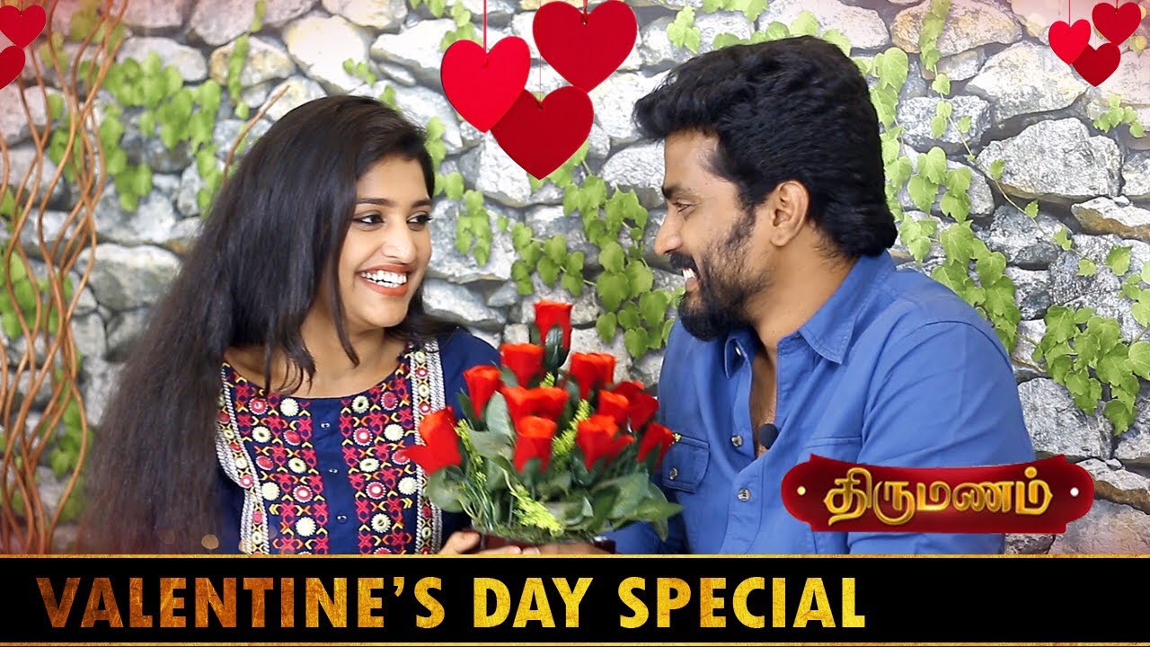 Live Proposal of Janani Santhosh Colors Tamil Thirumanam Serial Sidhu ...