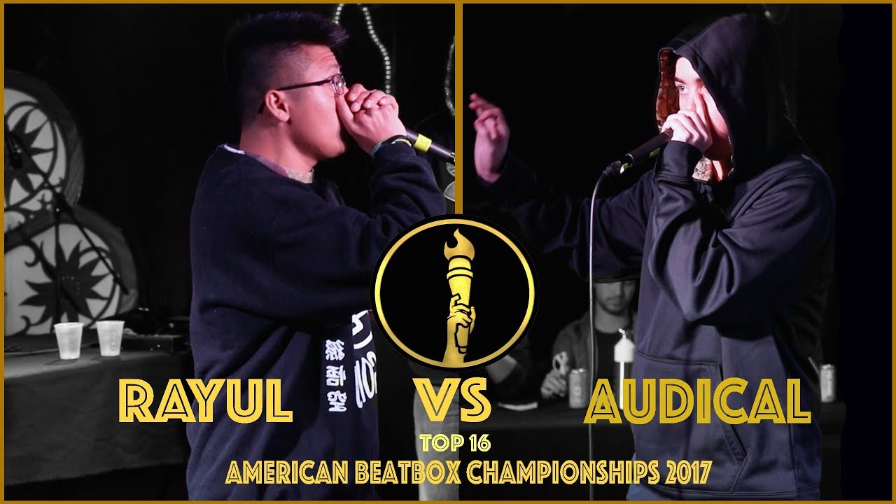 Audical vs Rayul / Top 16 - American Beatbox Championships 2017 - YouTube