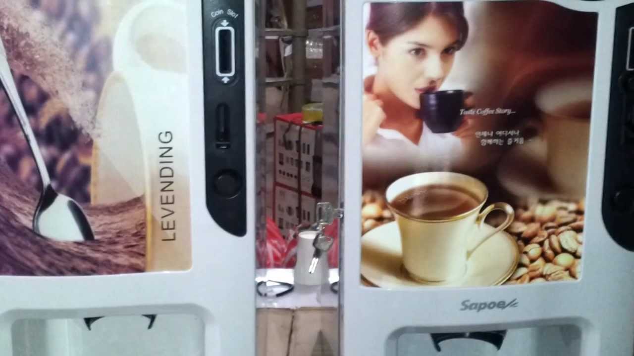 coffee vendo machine match levending vs sapoe - YouTube