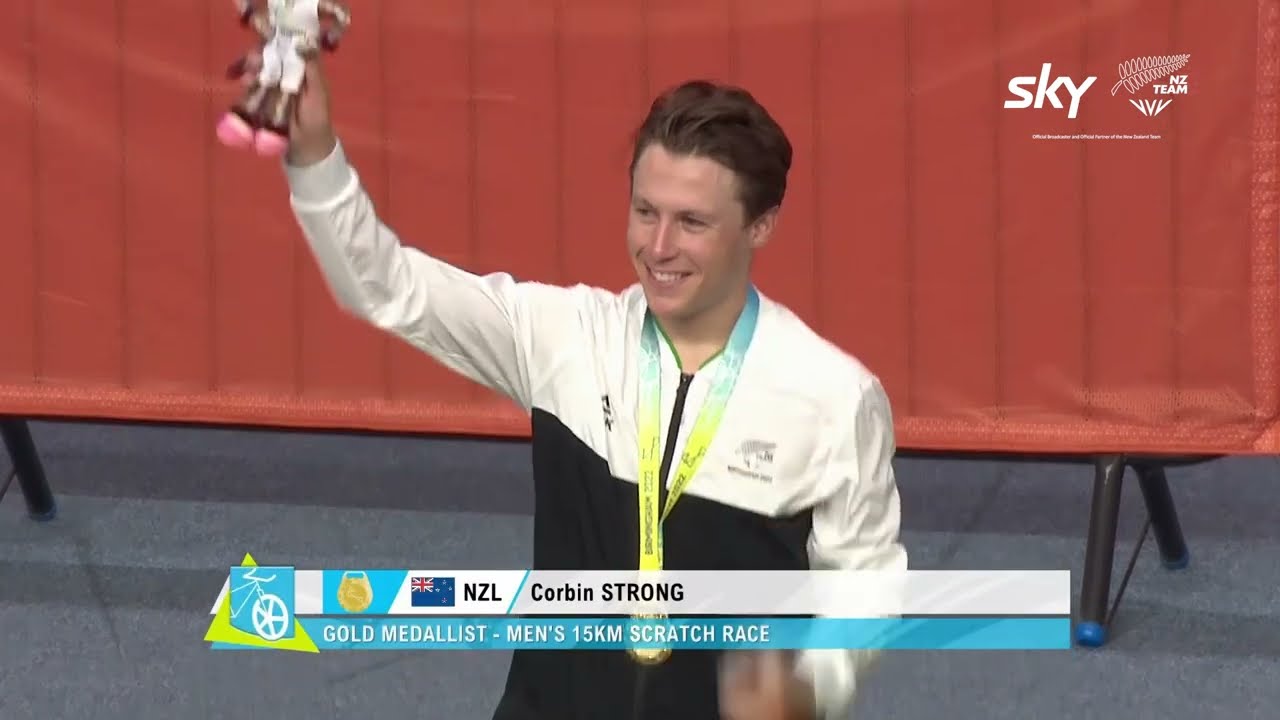 MEDAL MOMENTS: Track Cycling | Day 3 | Corbin Strong Wins GOLD ...