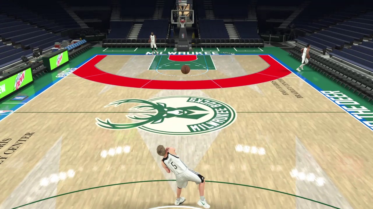 13 yr old Luke Gregory hitting full court shot in freestyle NBA2K17 ...