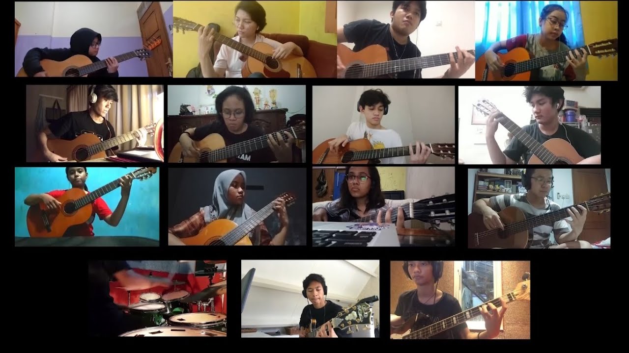 (Virtual Ensemble) SMM Guitar Ensemble - Mission Impossible Theme - YouTube