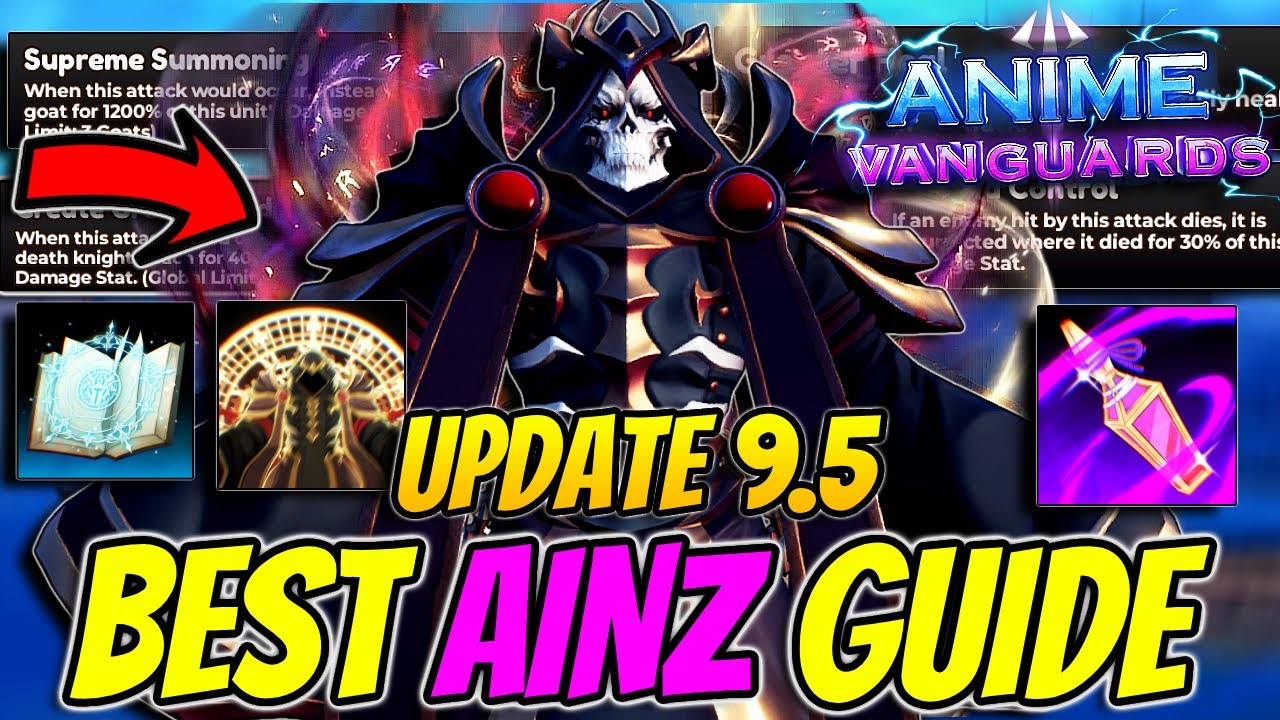 How To *BEST* Use Lich King In Anime Vanguards Update 9.5! - YouTube