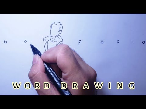 How to turn word "B O N I F A C I O" into Andres Bonifacio cartoon ...