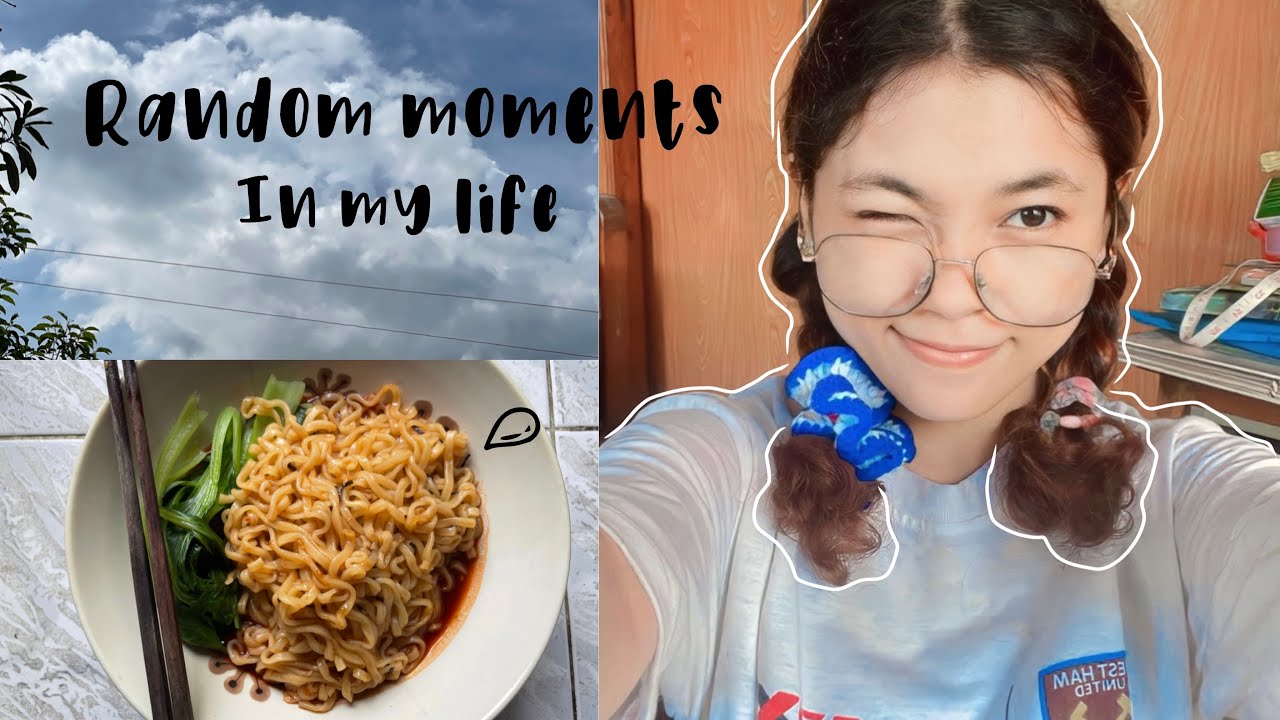 Vlog 12 | Random moments in my life: eating noodles, making braids and ...