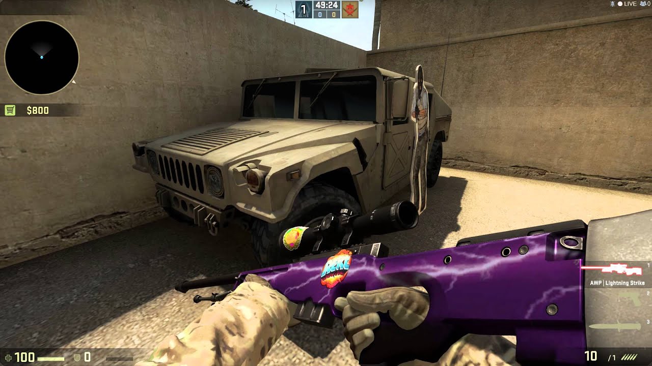 [CS:GO] AWP Lightning Strike Factory New - YouTube